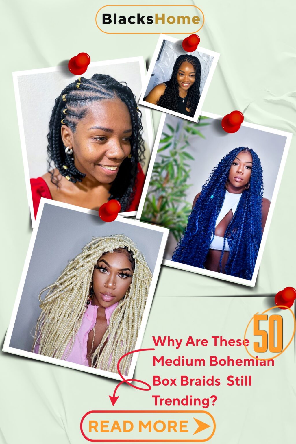 Why These 50 Medium Bohemian Box Braids Are Still Trending!