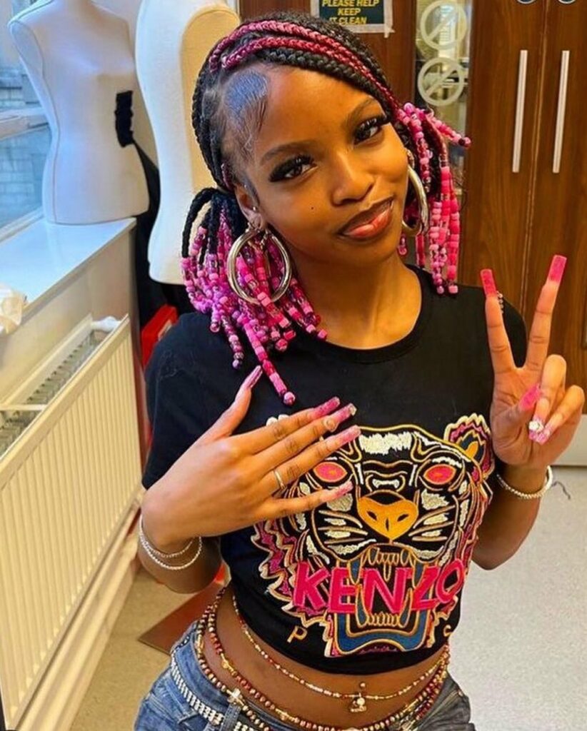 50 Knotless Braids With Beads That Will Leave You Awestruck » BlacksHome