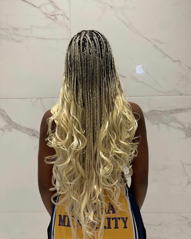 50 Stunning Knotless Braids With Color [2023]