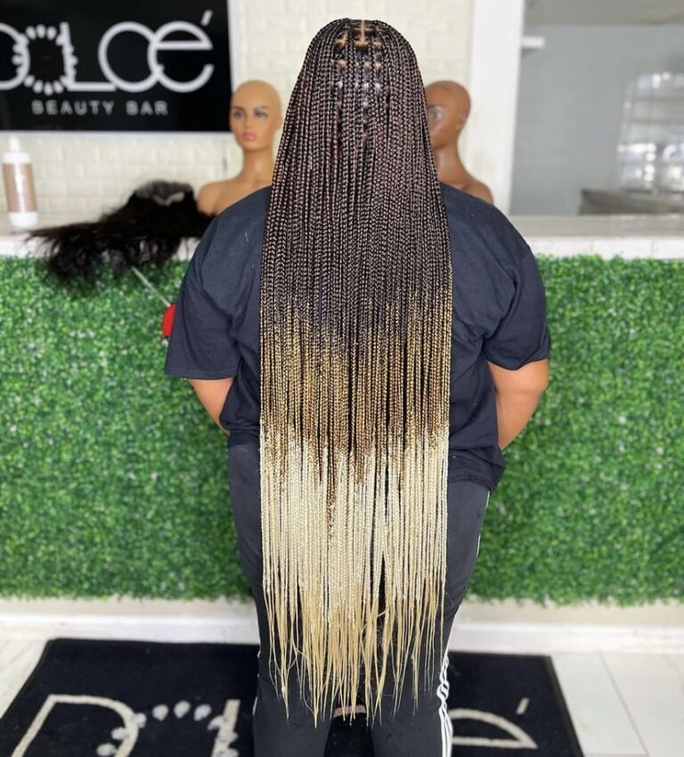 50 Stunning Knotless Braids With Color [2023]