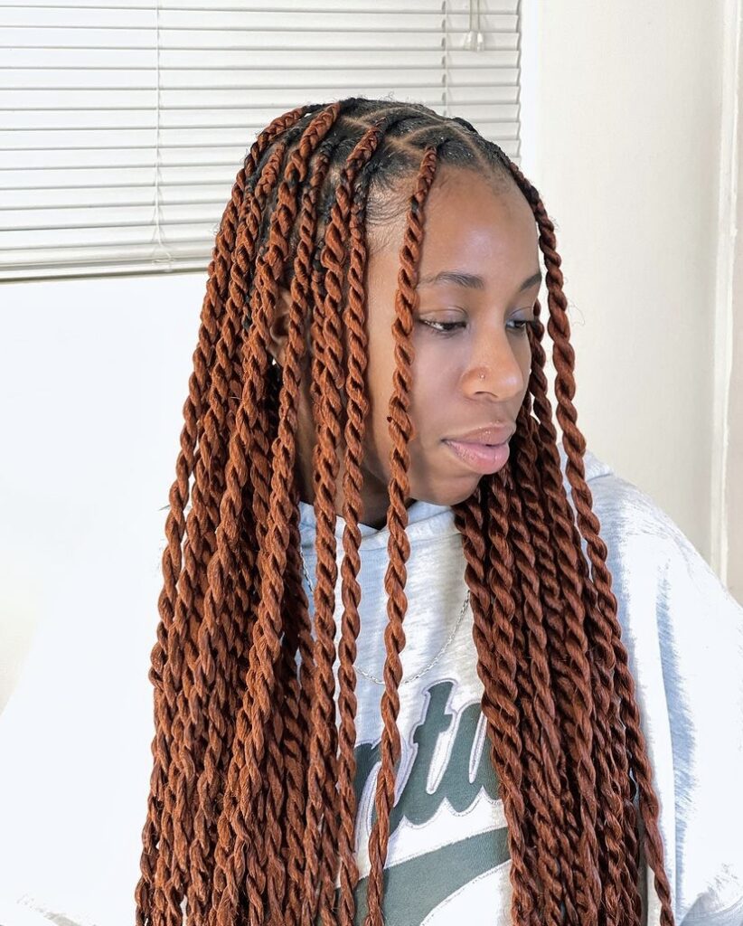 50 Stunning Knotless Braids With Color [2023]