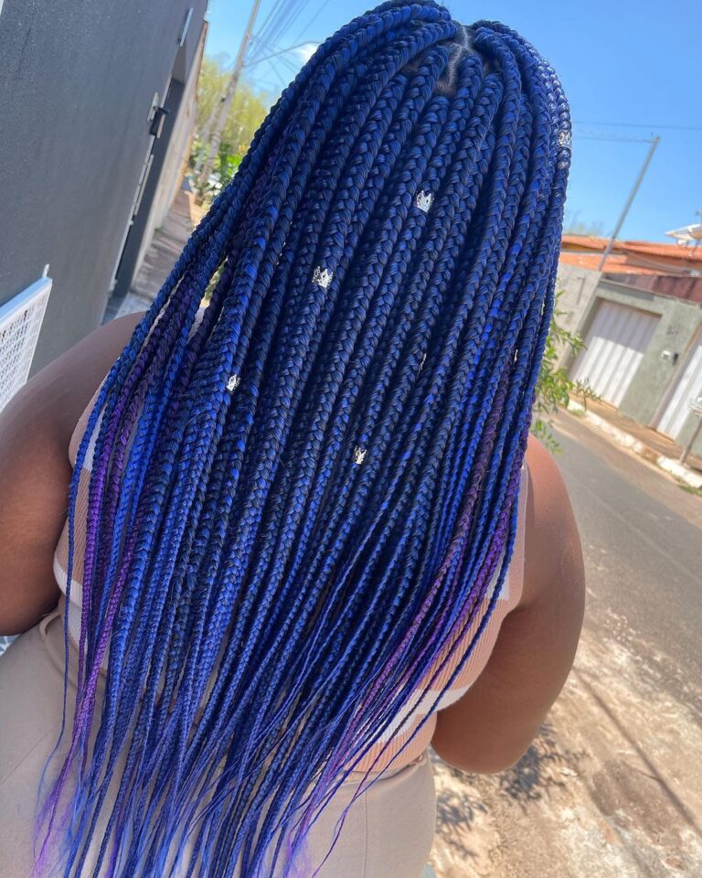 55 Eye-Catching Box Braids With Vibrant Colors [+ Vids 2024]